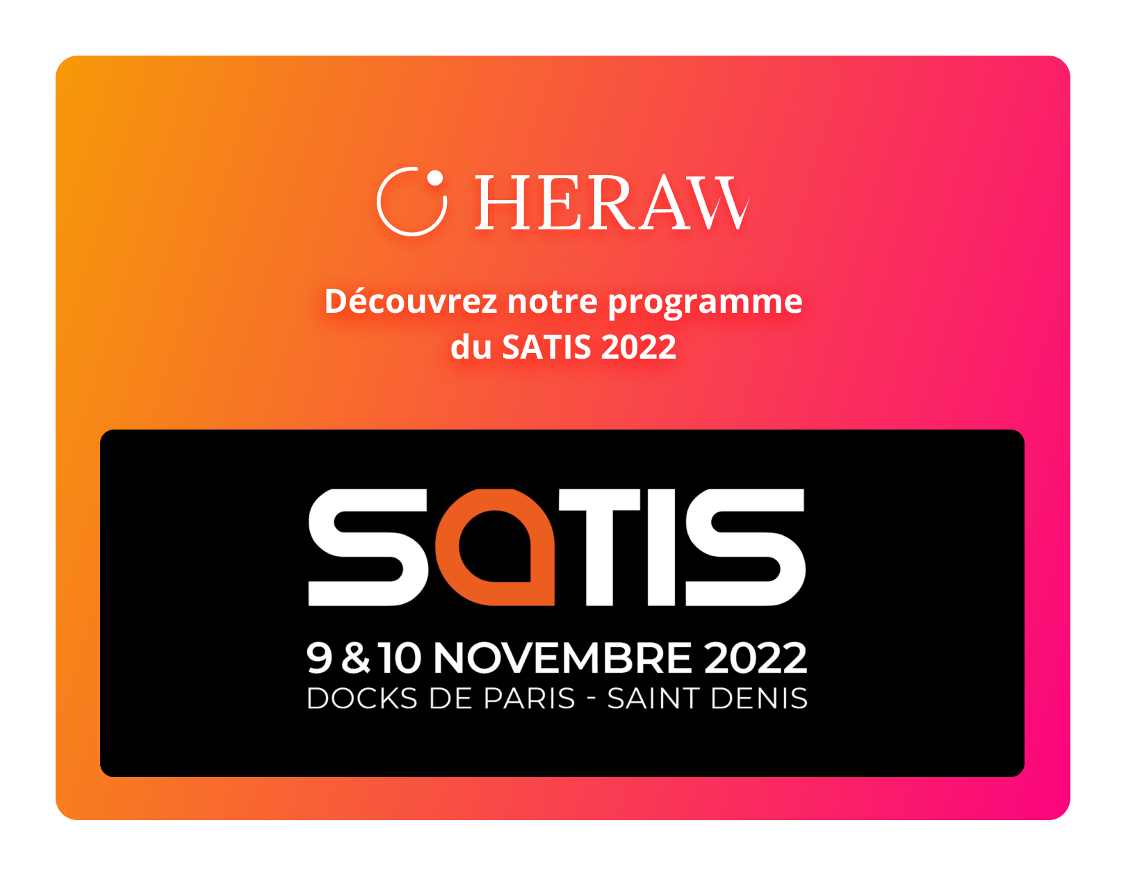 HERAW au SATIS 2022